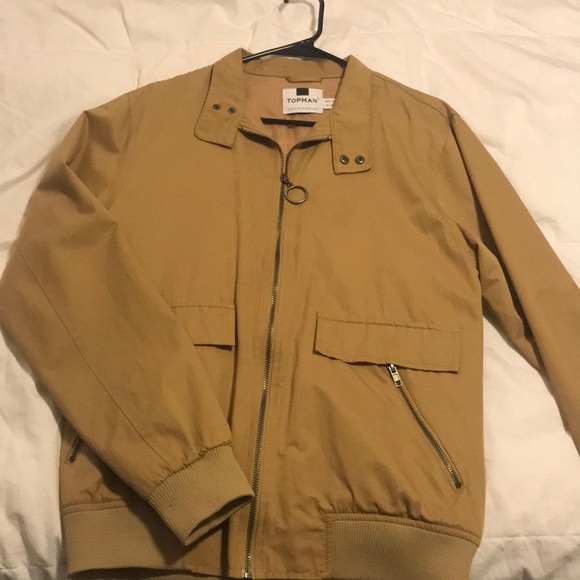 Topman | Jackets & Coats | Tan Topman Jacket | Poshmark
